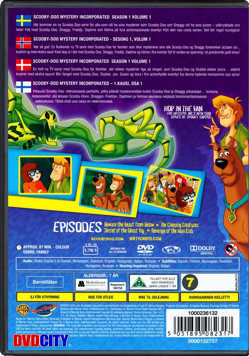 Scooby Doo Mystery Inc Season 1 Volume 1 Dvdcity Dk