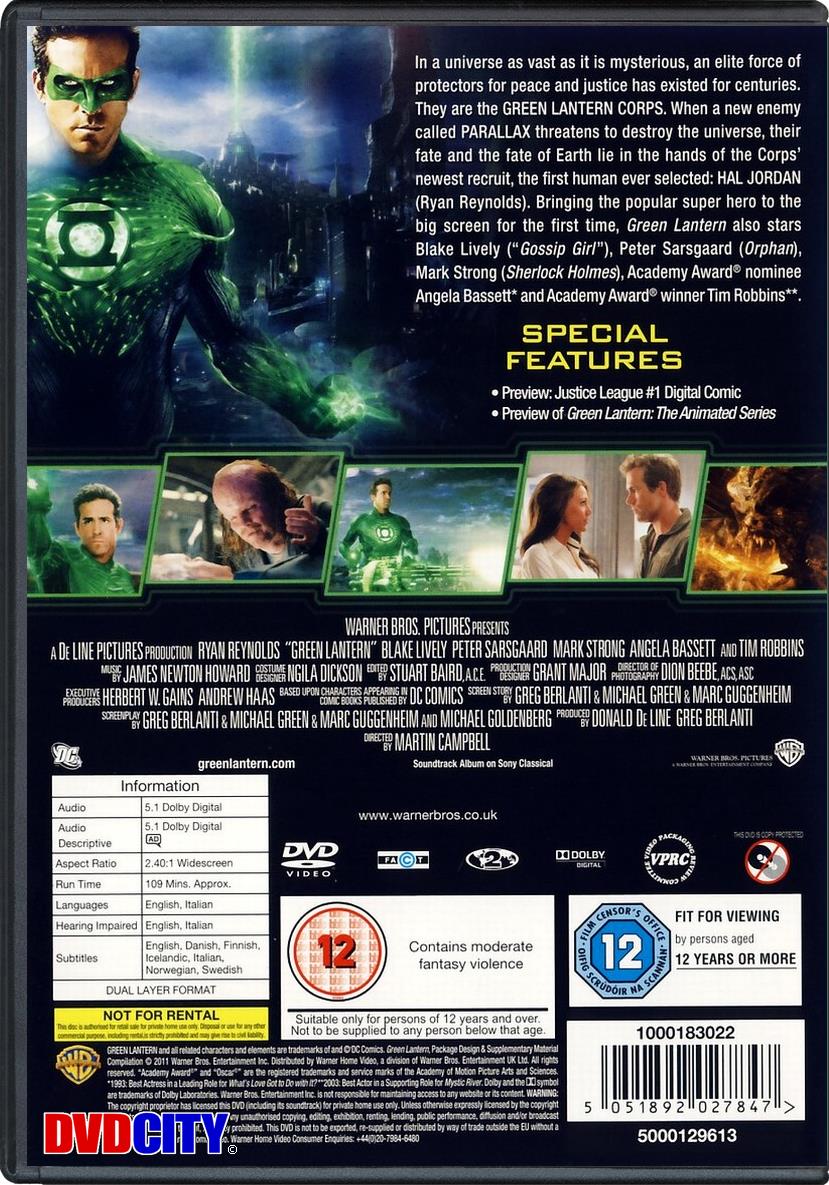 Green Lantern 2011 Dvdcity Dk
